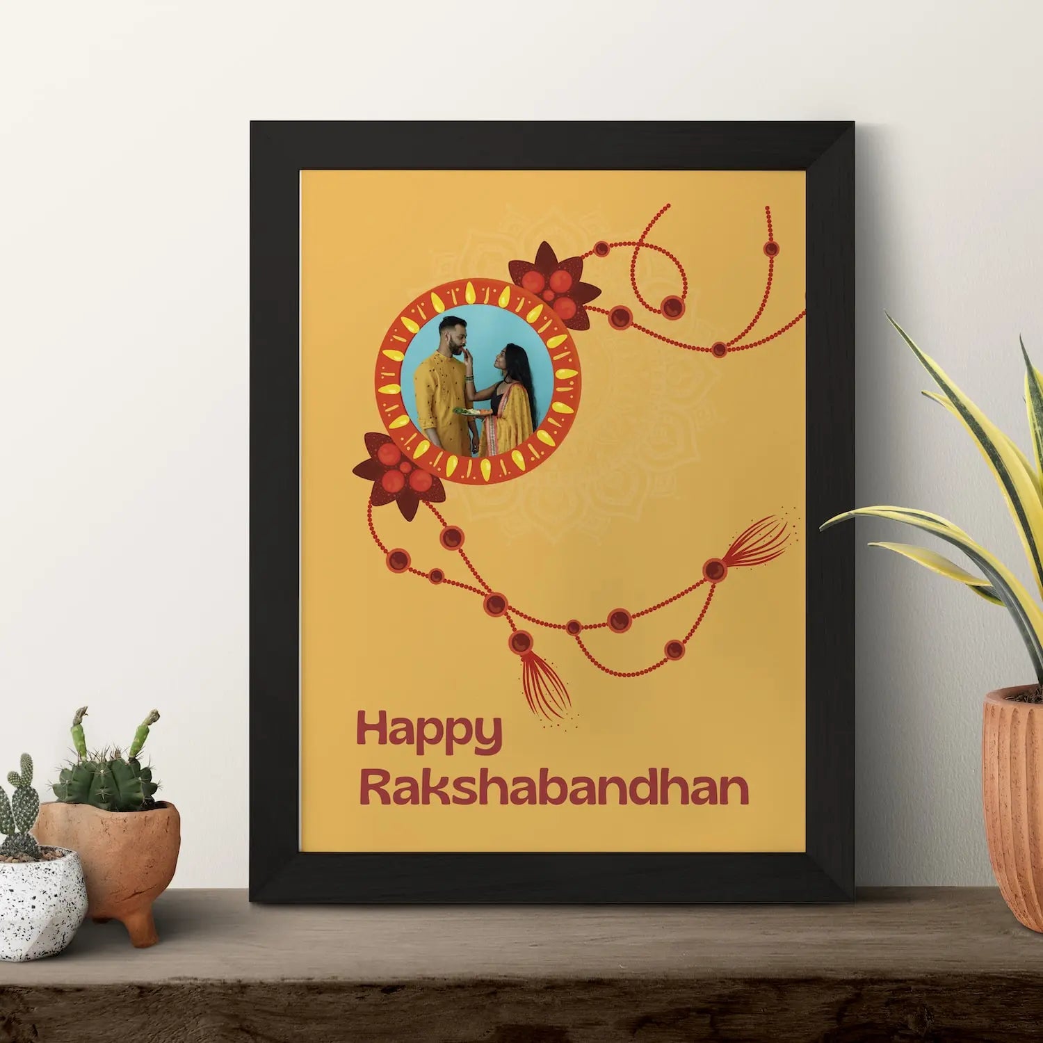 Rakhi Themed Frame For Brother – Gifts By Rashi