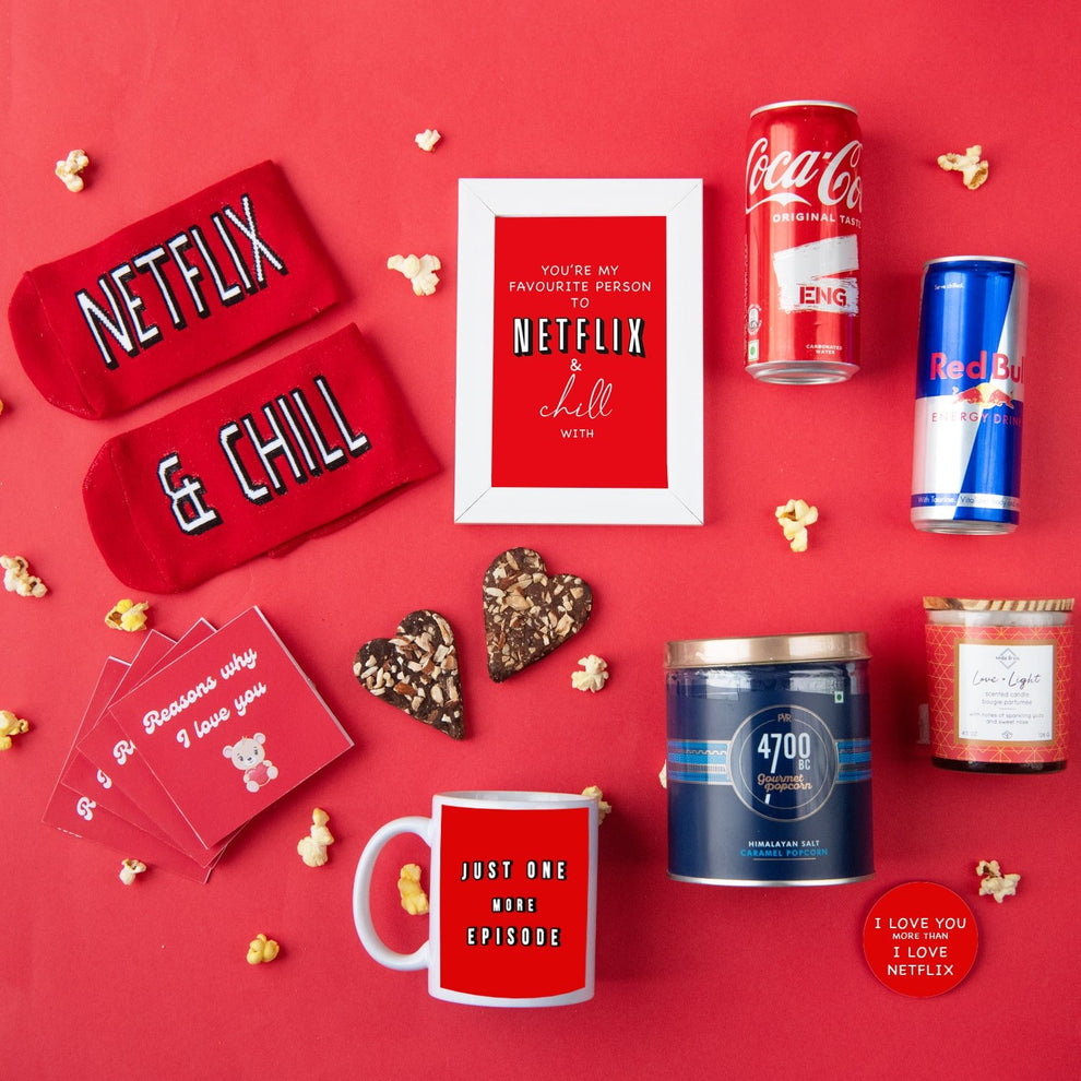 Netflix & Chill Gift Box For Valentine – Gifts By Rashi