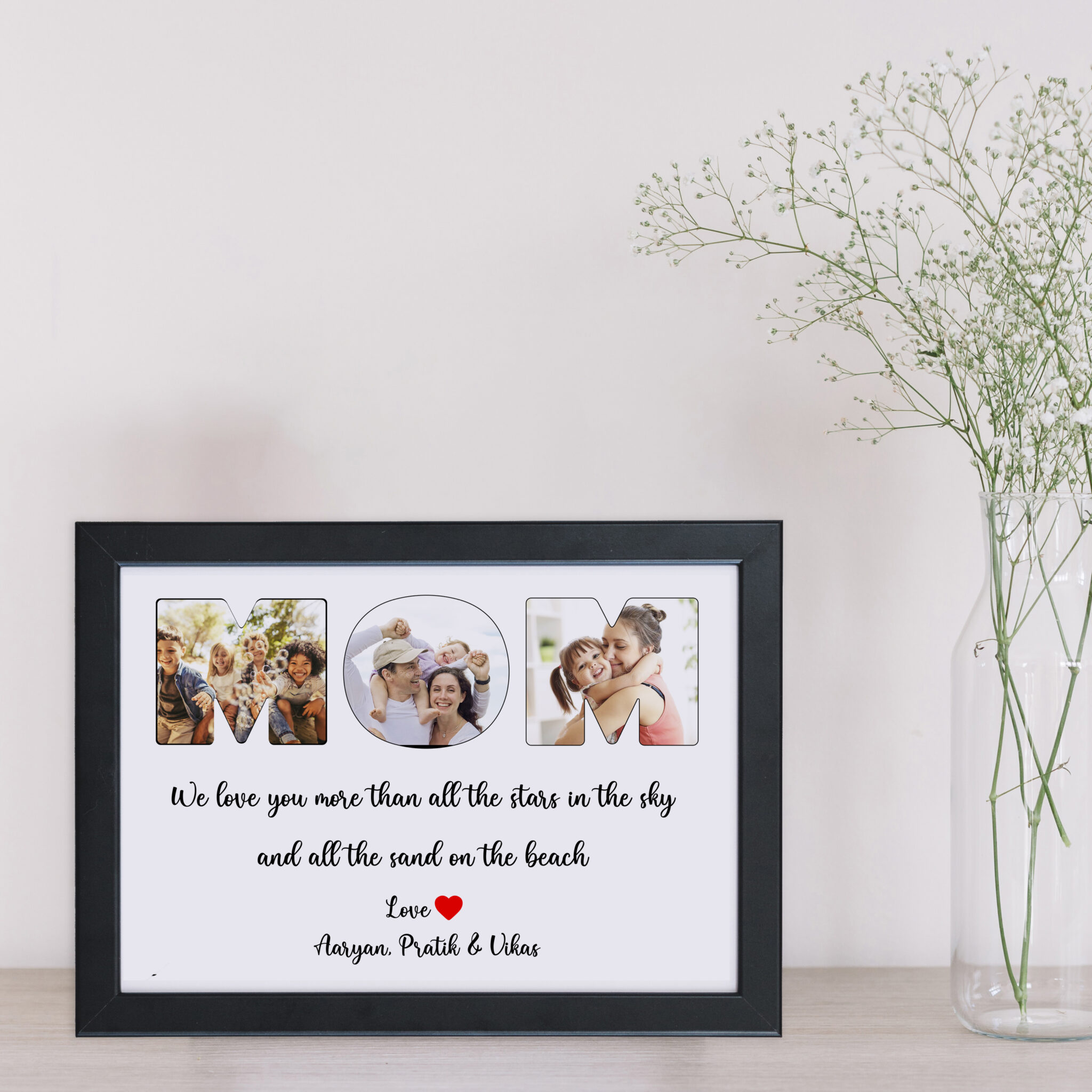 Customized Photo Frame For MOM - Gifts By Rashi